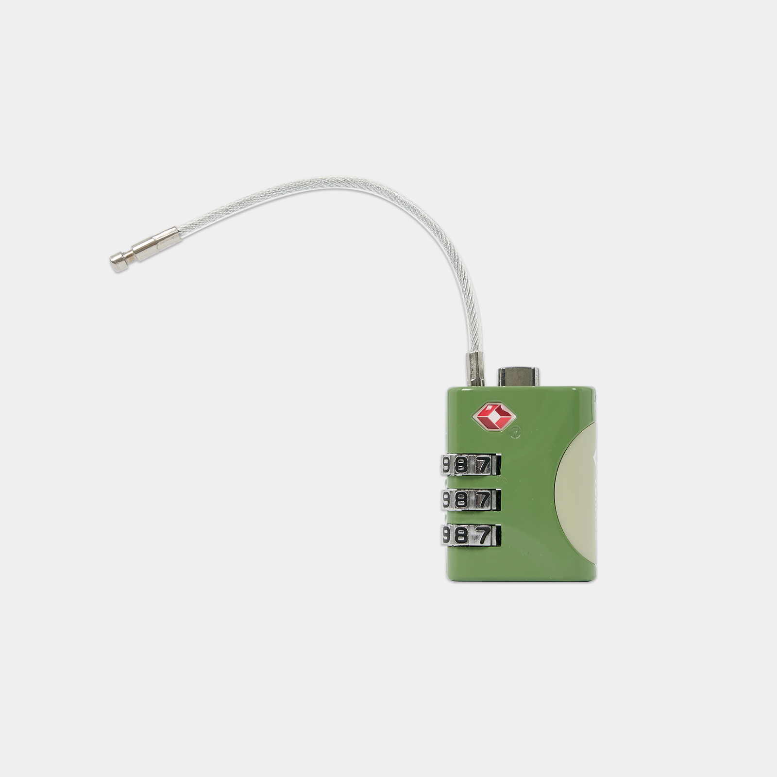 TSA 3 Dial Cable Combination Lock