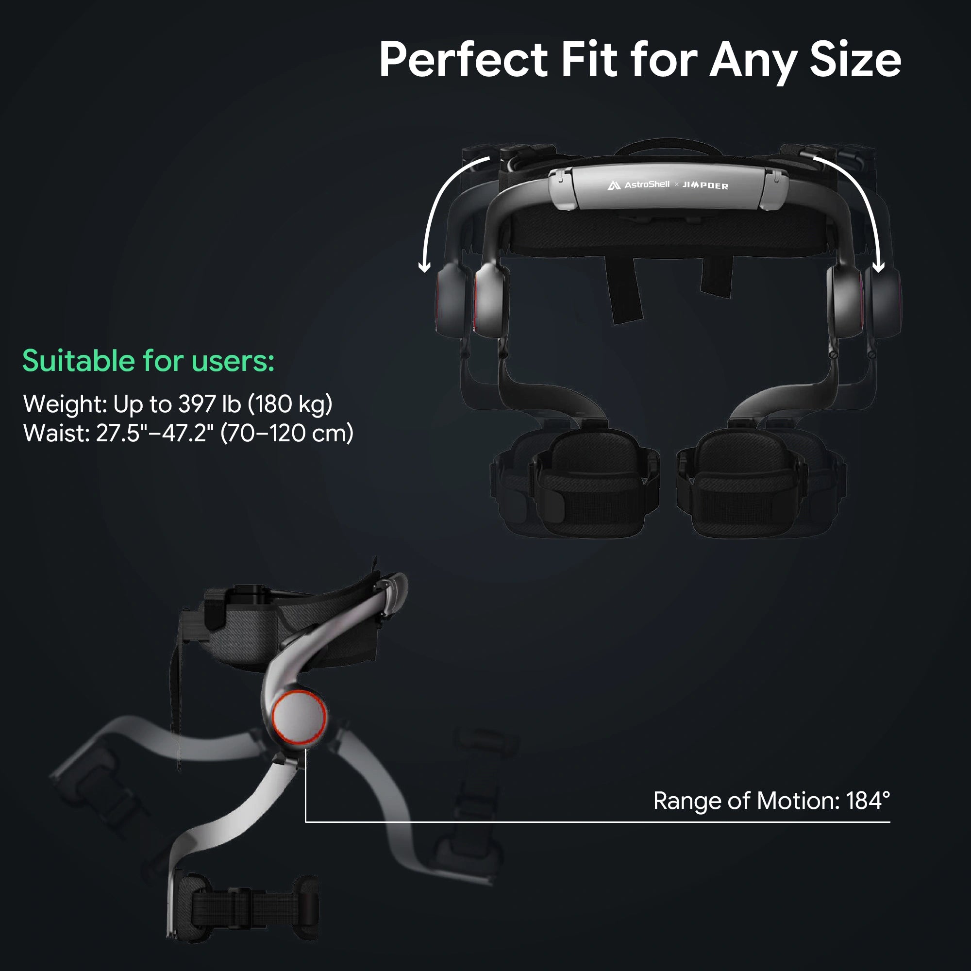 AstroShell Alpha 1 Pro - Wearable Leg Exoskeleton for Enhanced Mobility