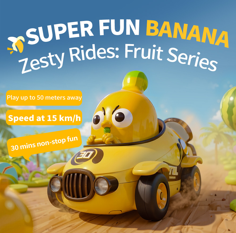 FlytecRC Speed Bites 4-Pack Fruit RC Cars — 2.4GHz Stunt Racers with ...