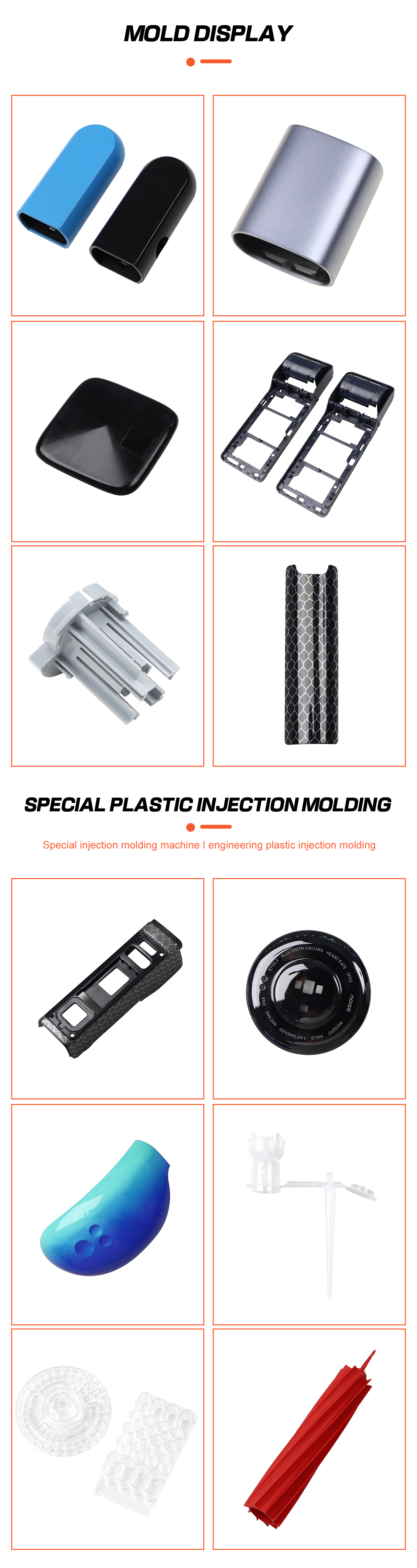 OEM ODM Custom Connector Injection Molding PVC Plastic Terminal ...